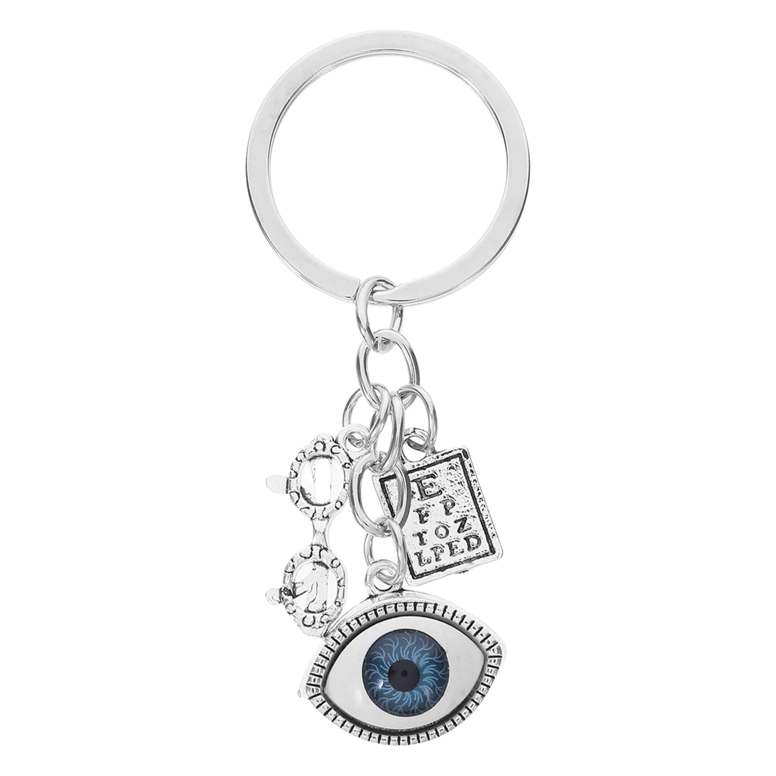 Click here for Alvinma Eyeball Keychain Round Zinc Alloy Key Ring... prices