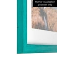 ArtToFrames 23" x 33" Aqua Picture Frame, 23x33 inch Green Wood Poster ...