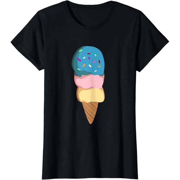 Ice Cream T For Girls And Women Ice Cream Cone T Shirt