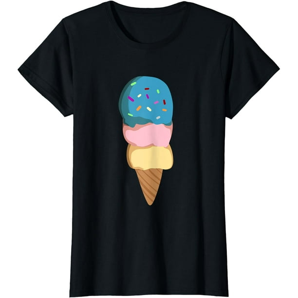 Ice Cream T For Girls And Women Ice Cream Cone T Shirt