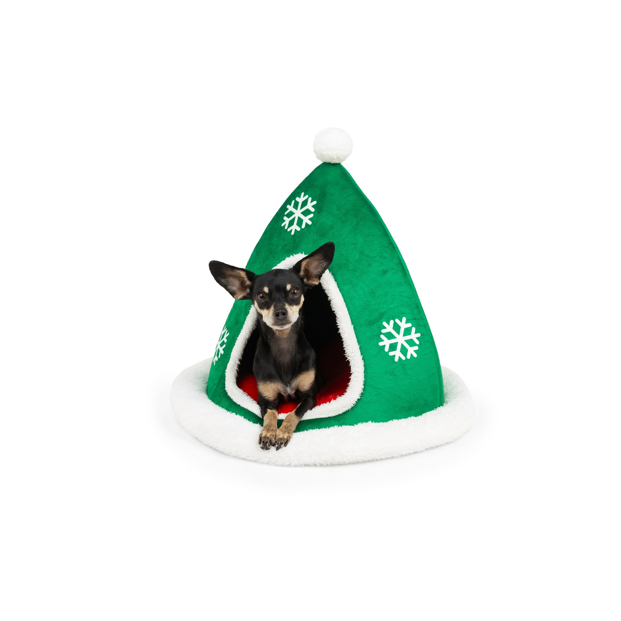 Click here for One Paw  Holiday Themed Bed For Small Dogs And Cat... prices