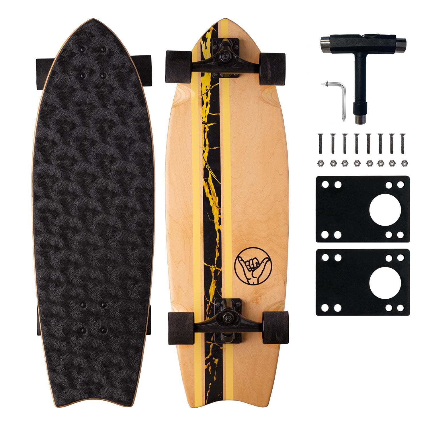Buy Black Ripper Skateboard by Barefoot Online Philippines | Ubuy