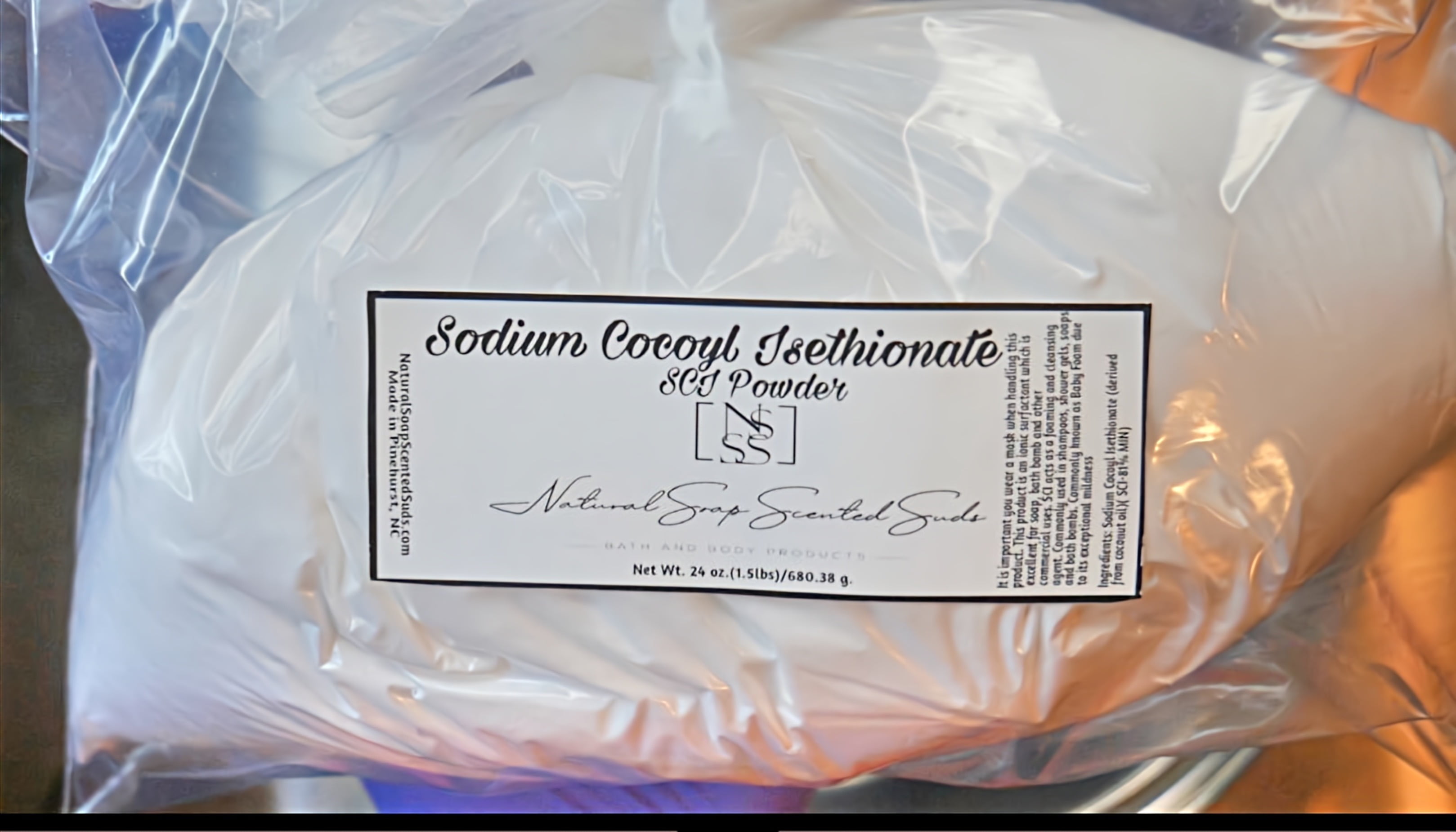 Sodium Cocoyl Isethionate Powder (sci powder) 1.5 Pounds - Walmart.com