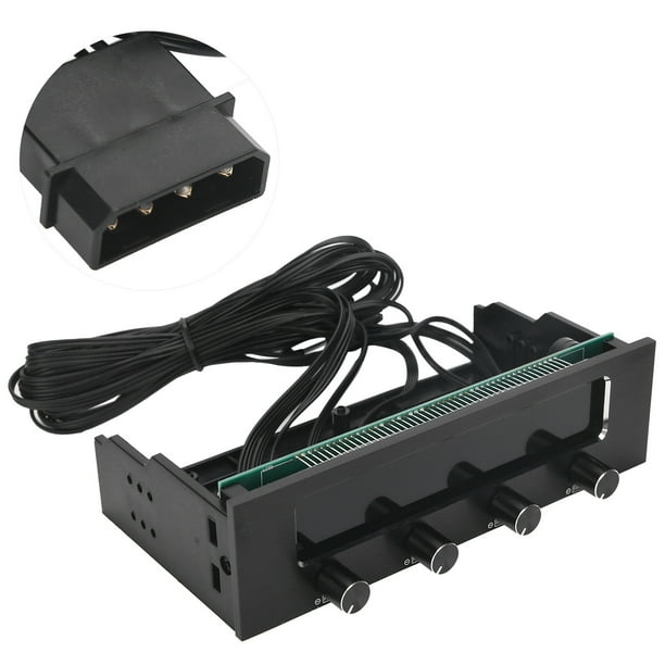 4 Fans Computer Fan Controller, STW 6041 4 Channel CPU Temperature ...