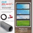 Magnetic Window Screen, DIY Screen for House Adjustable Fiberglass Mesh ...