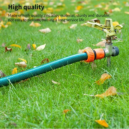 1/2inch Rocker Arm Sprinkler Zinc Alloy Impulse Sprinkler Adjustable ...