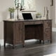 Sauder Carson Forge Computer Desk, Coffee Oak Finish - Walmart.com
