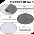 1sheet DIY Imitation Linen Fabric with Paper Back for Book Binding ...