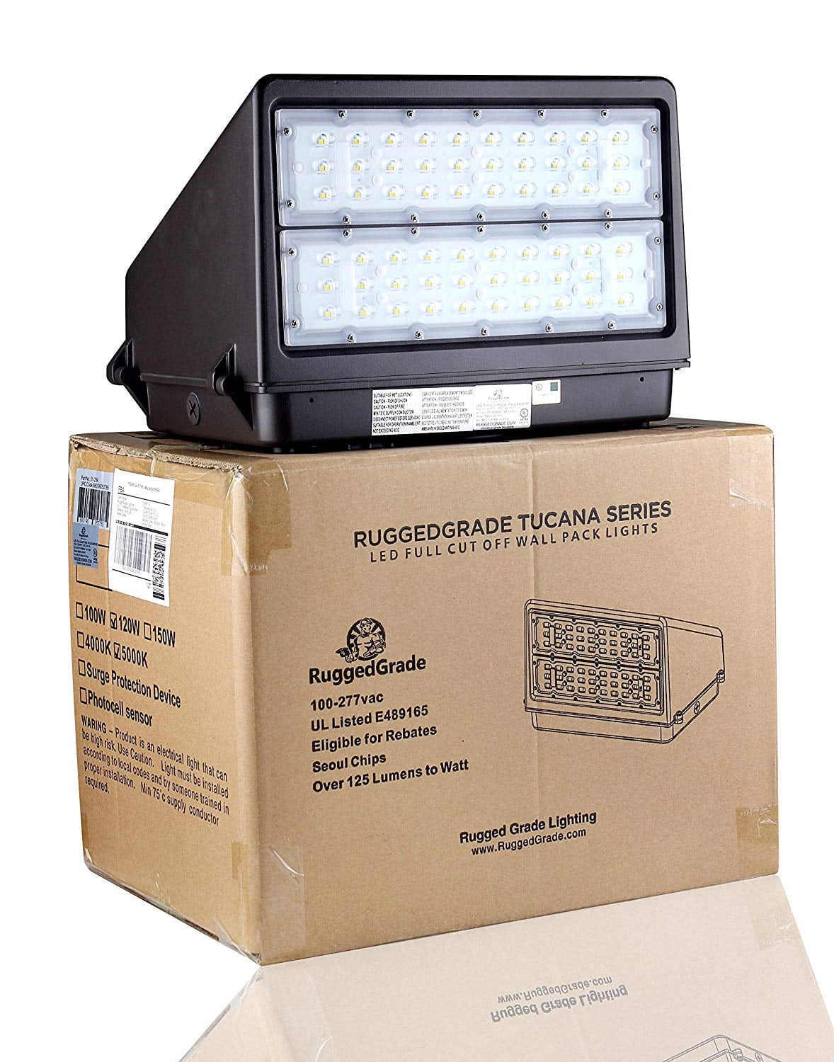 120 Watt LED Wall Pack Light - Tucana Series Full Cut Off – 15,400 ...