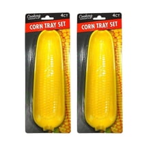 IVTVMG KILWFXGH 12 Pc Plastic Corn On The Cob Serving Set, Dish Tray ...