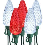 2pcs 4ft 30V 3.6W Moose Family 200LED Leather String Light, Garden ...