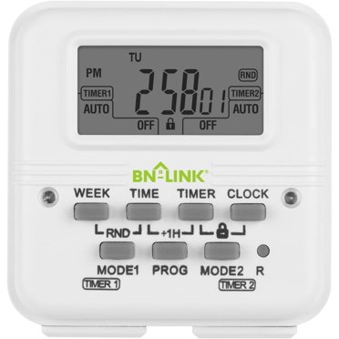 ENERLITES Heavy Duty Programmable Plug-in Digital Timer for Electrical ...