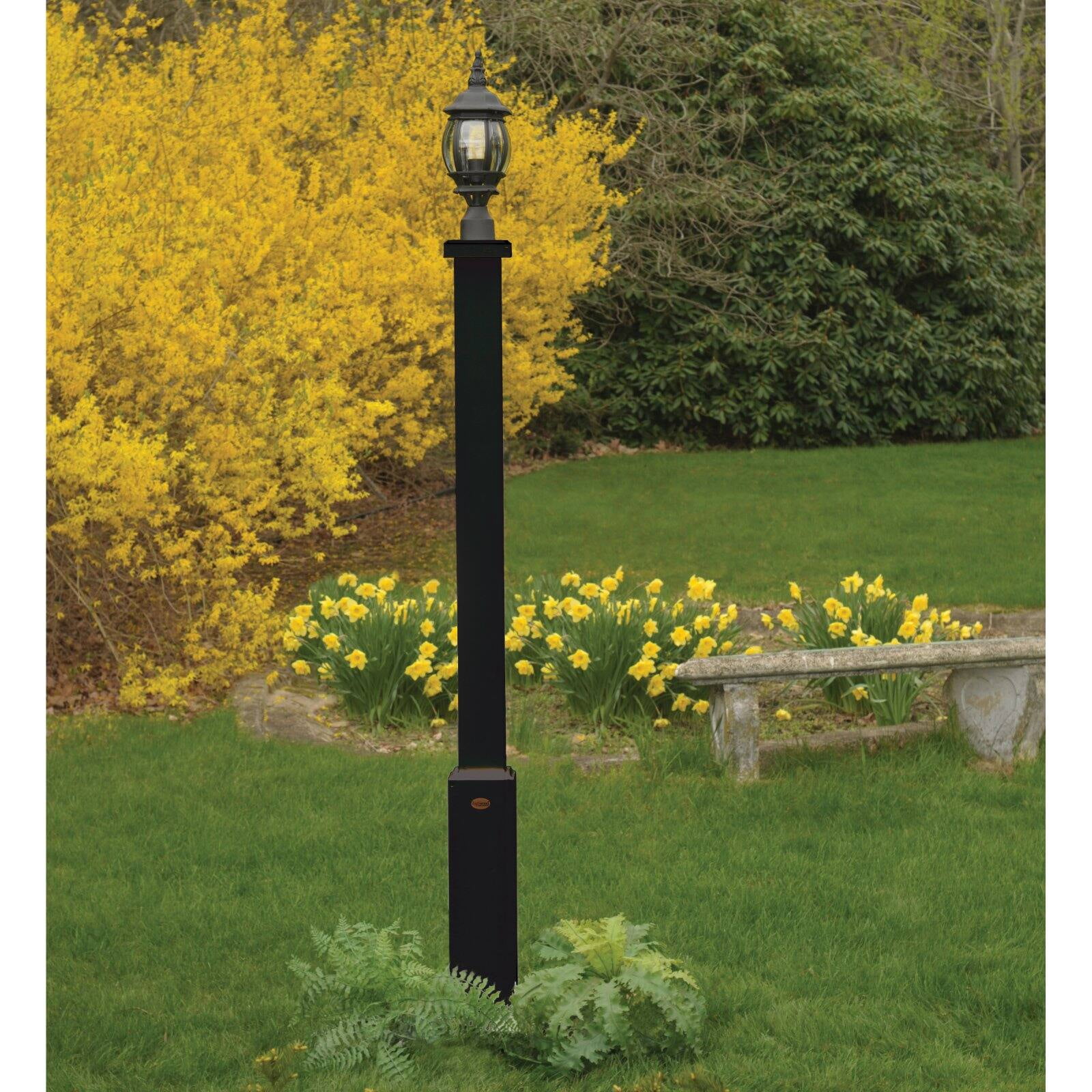 Eco-friendly Lamppost in Black - Walmart.com