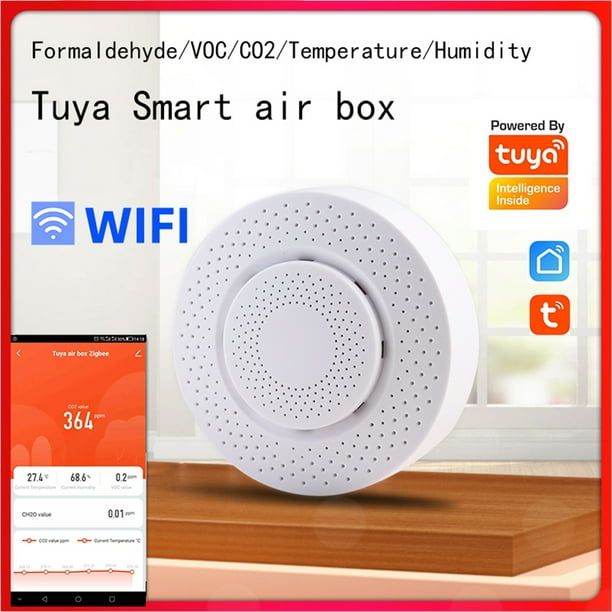 Detector de Humo Yeacher CO2 Gas Fuga WIFI APP | Walmart en línea