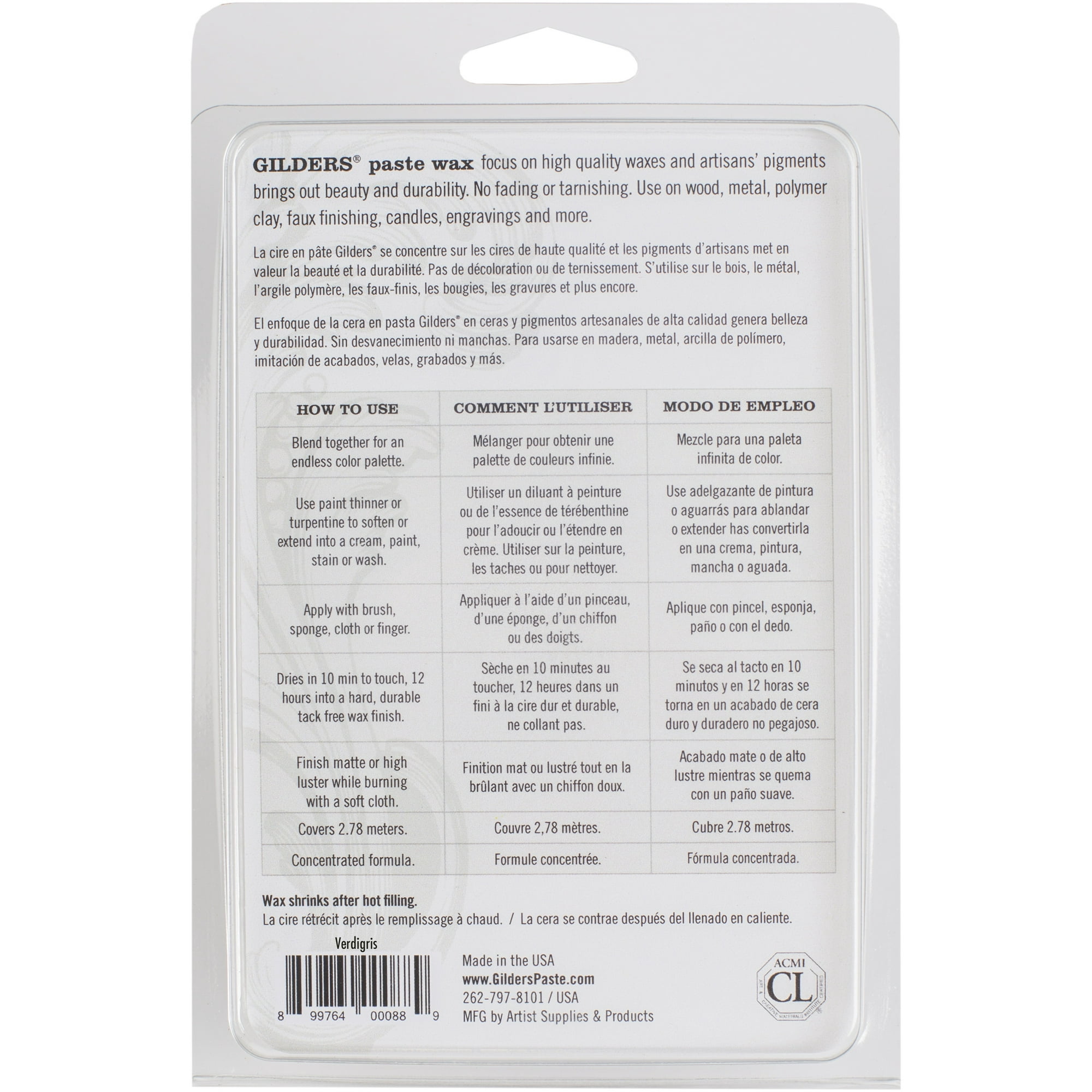 Click here for Baroque Art Gilders Paste 1oz-Verdigris 1 Oz prices