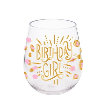 Colored Wine Glass Pink Ombre Set of 4 - Pink Lady Collection - Walmart.com