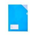 A4 Plastic Folder L-Shaped Document Organizer Colored File Holder Water ...