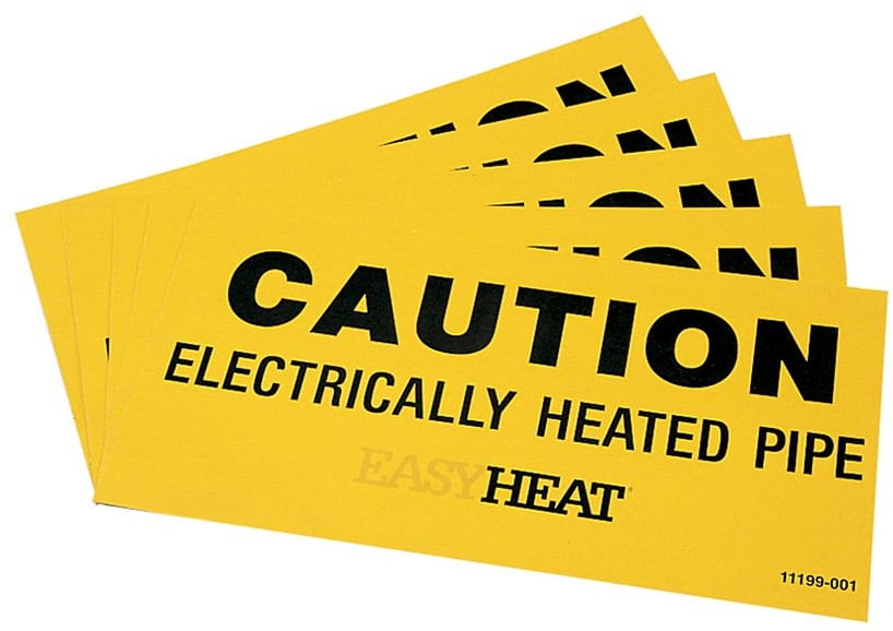 CS Heat Trace Caution Labels (5/pkg) - Walmart.com
