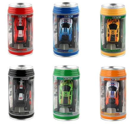 1:45 Kids Plastic 4-wheel Cans Remote Control Car Mini Canned RC ...