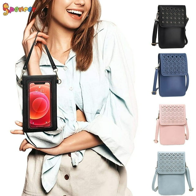 Spencer Touch Screen Cell Phone Purse PU Leather RFID Blocking ...