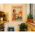 Affixzi Retro Kitchen Poster, Vintage Cooking Art, 50s Style Wall Decor ...