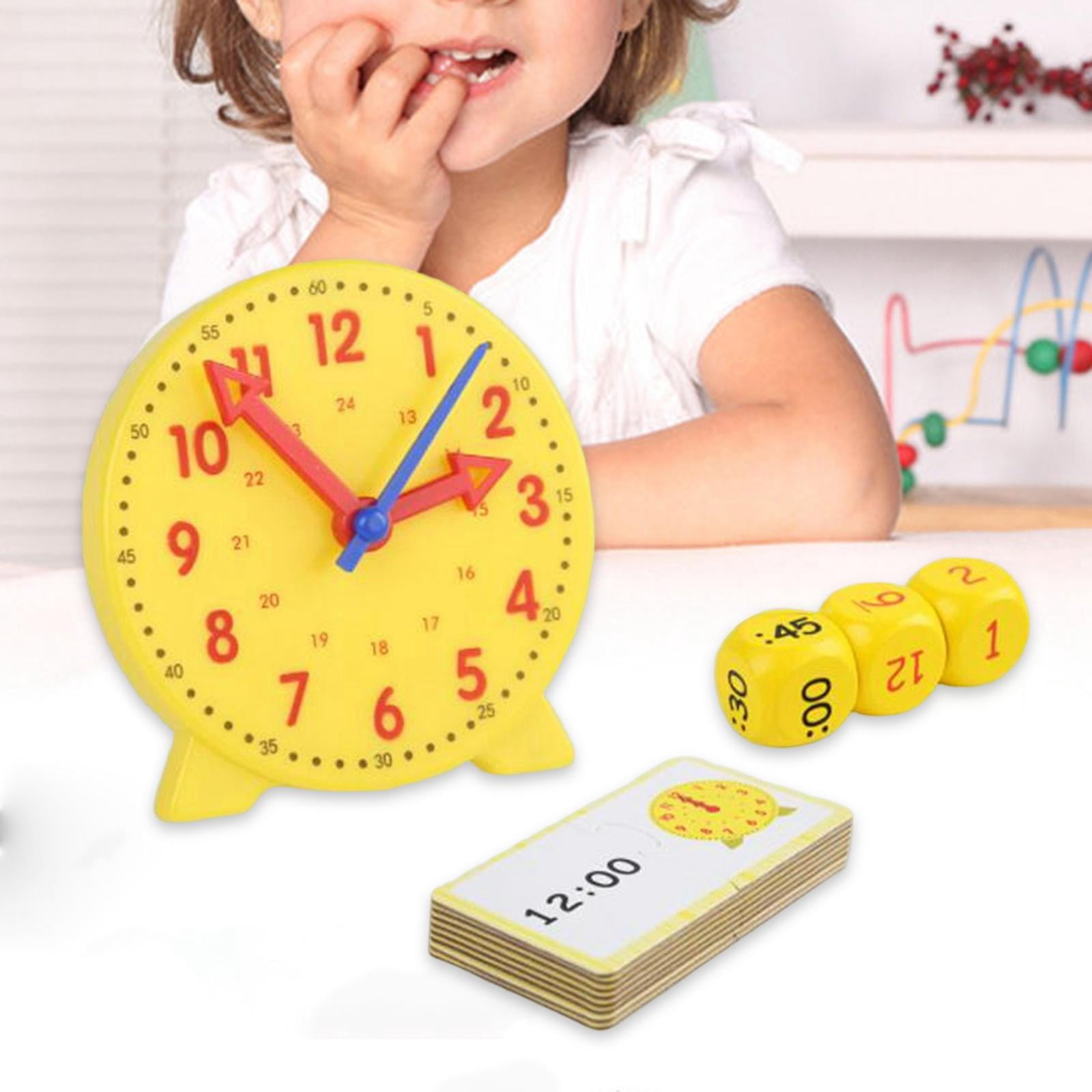 Rompecabezas de reloj de madera Yotijar Tiempo de enseñanza Juguete ...