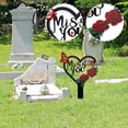 Stake Graves Cemetery Decorations - Brother Metal Memorial Grave ...