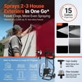 650W 3000PSI Stand Airless Paint Sprayer with Cart, High Pressure ...