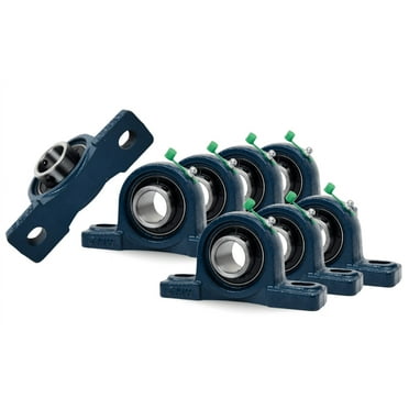UCP204-12 Pillow Block Bearing 3/4" Bore 2 Bolt Solid Base (2PCS) - Walmart.com