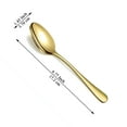 Jeaker Gold Dinner Spoons Set 12 Pieces Stainless Steel Table Spoons ...