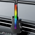 Car Commuting Essential Guitar Shape Air Vent Colorful Light Offering ...
