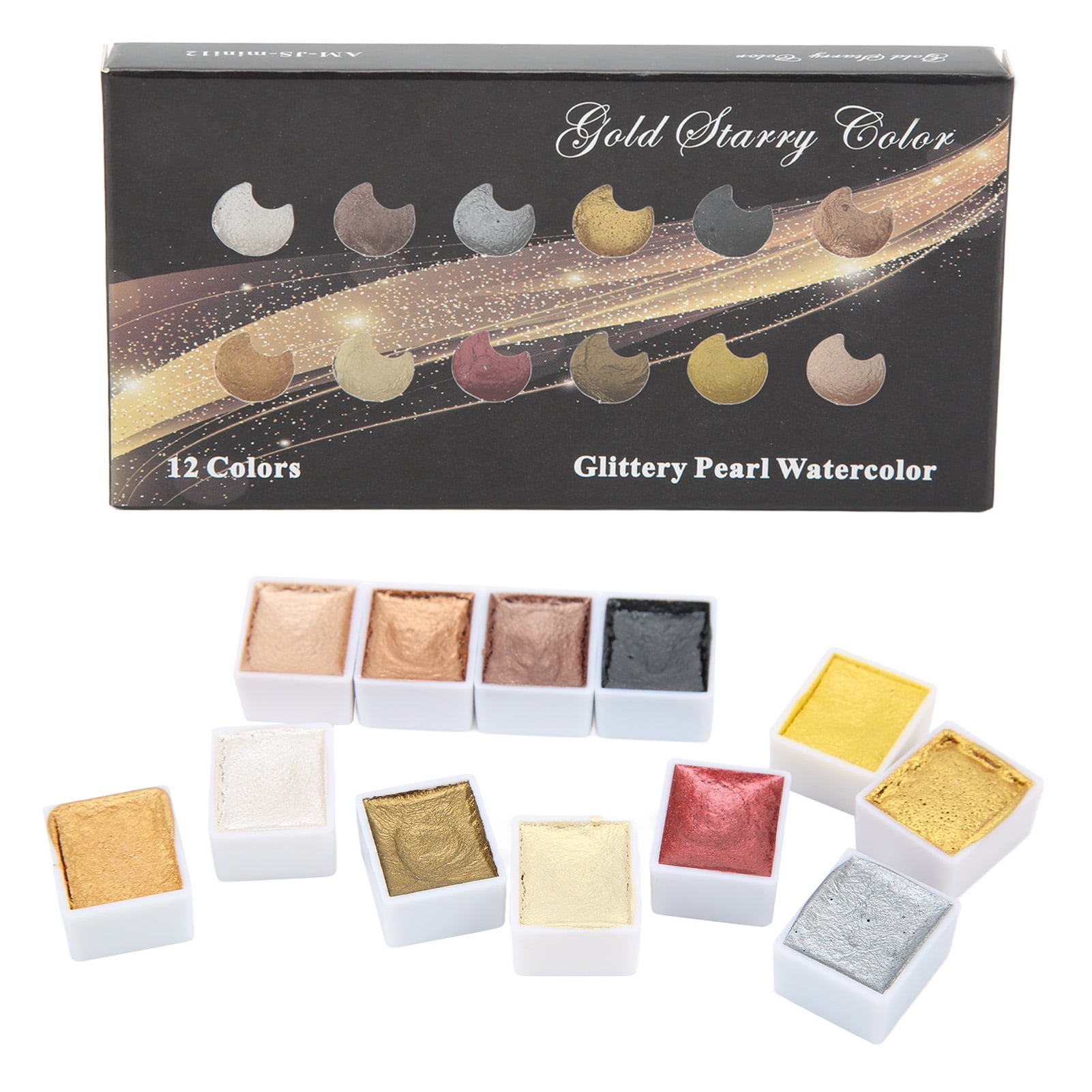 Click here for Estink Metal Colour Watercolor Paint  Solid Waterc... prices