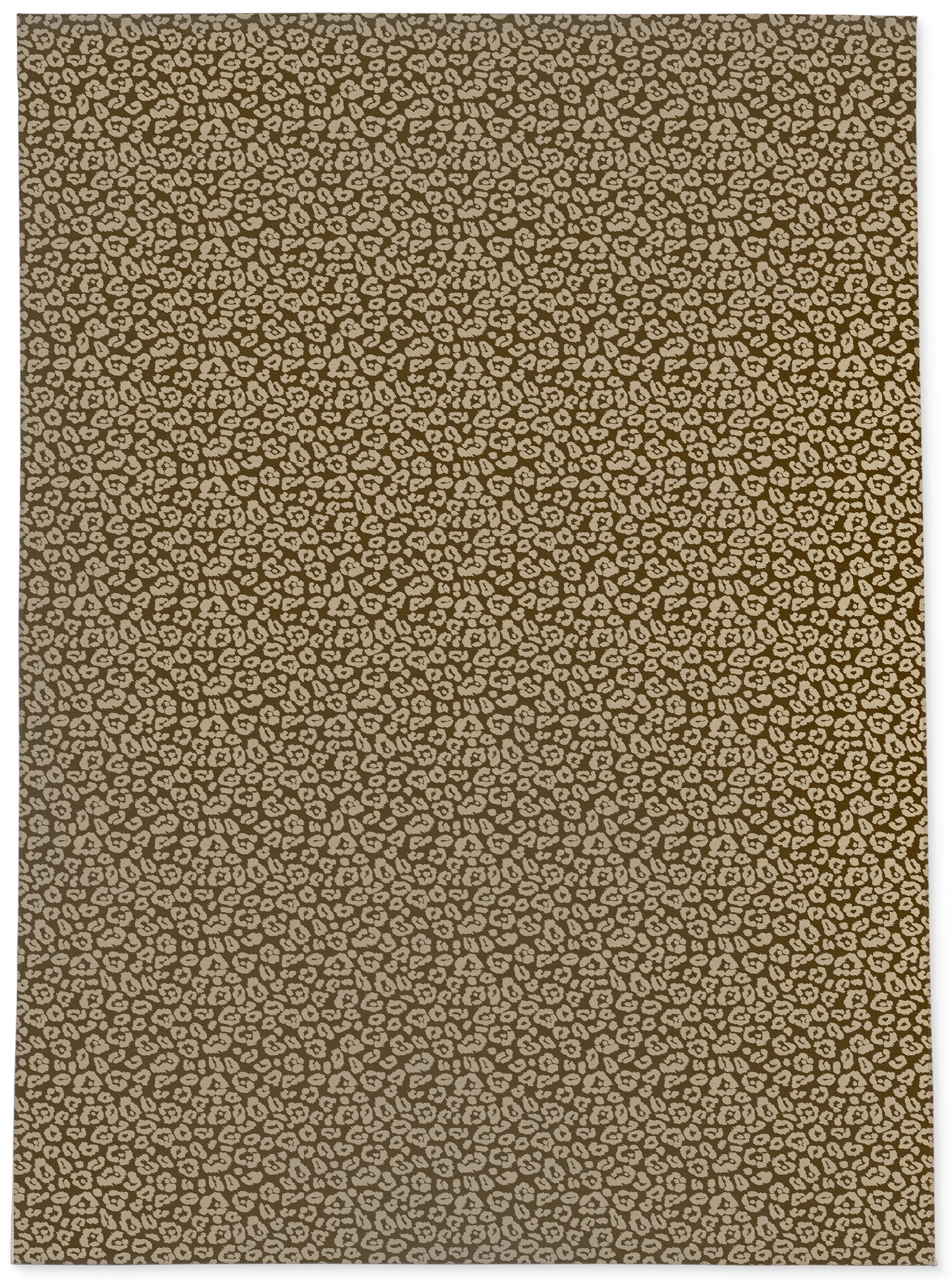 LEOPARD PRINT BROWN Outdoor Rug By Kavka Designs - Walmart.com
