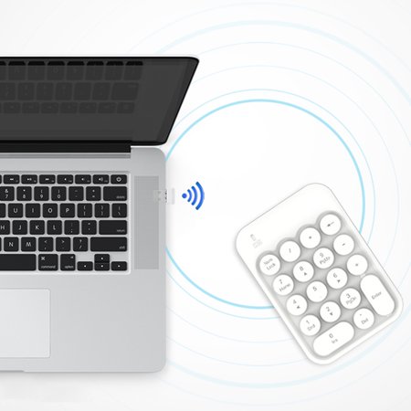 Keypads 18 Keys Computer Accessory USB 2.4G Input Devices Number Keypad Professional Low Power ...