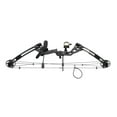 Right Hand Compound Bow Kit with 12 Arrows, 30-55lbs, Black - Ideal for ...