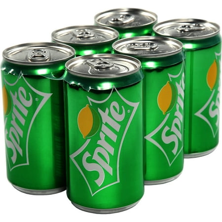 Sprite Mini-Cans, 7.5 fl oz, 6 Pack - Walmart.com
