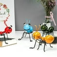 GRNSHTS Set of 4 Metal Ant Garden Decor - Outdoor Wall Art, Back ...