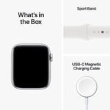 Apple Watch SE (2nd Gen) GPS + Cellular 44mm Silver Aluminum Case with ...