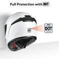 AHR RUN-F3 Full Face Motorcycle Helmet Adult DOT Lightweight Street ...