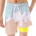 Boys Athletic Shorts with Ice Cream Boy Baseball Shorts Breathable ...