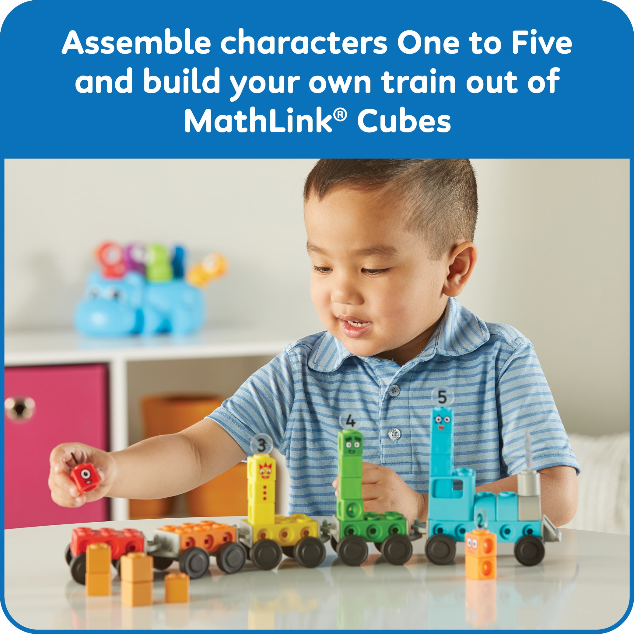 hand2mind Numberblocks Express Train MathLink Cubes Dominica | Ubuy