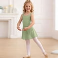 Children's Summer Solid Color Round Neck Dance Dress For Kids - Walmart.com