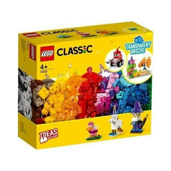 Lego Classic Creative Transparent Bricks 11013 - Walmart.com
