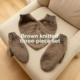 Couples Hand Holding Heart Mittens Set, Winter Warm Knitted Mittens ...