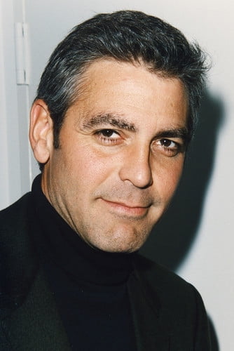 George Clooney 24x36 Poster cool looking pose in black sweater ...