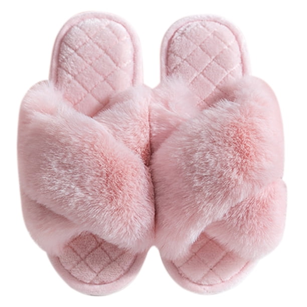 Pantuflas Con Punta Abierta Viscoelástica Zapatos Casa Esponjosos ...