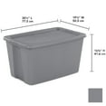 Sterilite Extra Large Storage Bin, 30 Gallon Plastic Storage Container ...
