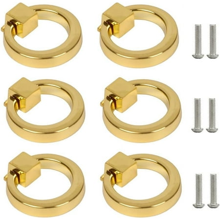 Furniture Handle 6 Pieces Pull Handles Gold Furniture Handle Drawer ...