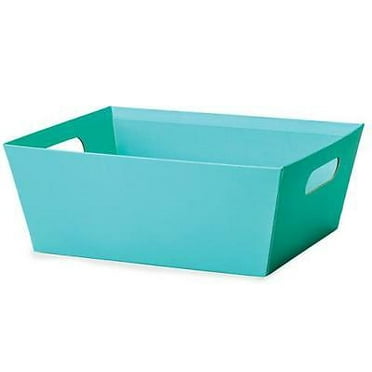 Galvanized Metal Caddy With Handle, Gray - Walmart.com