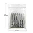 Torx Security Screwdriver Bit Set T10-T40 1/4 Inch Shank 2 Inch/50 mm ...